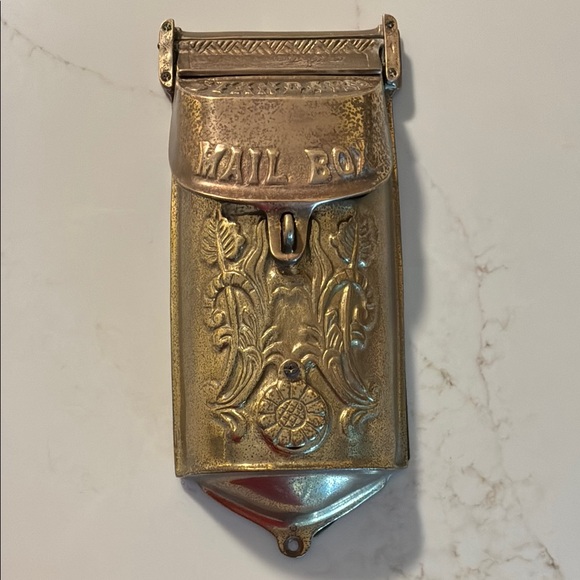 Standard | Other | Antique Brass Wall Mailbox | Poshmark